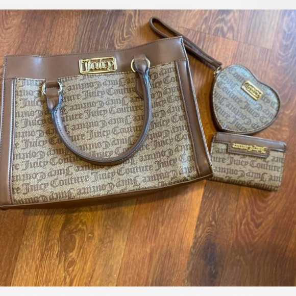 Juicy Couture | Bags | Juicy Purse With 2 Matching Wallets | Poshmark